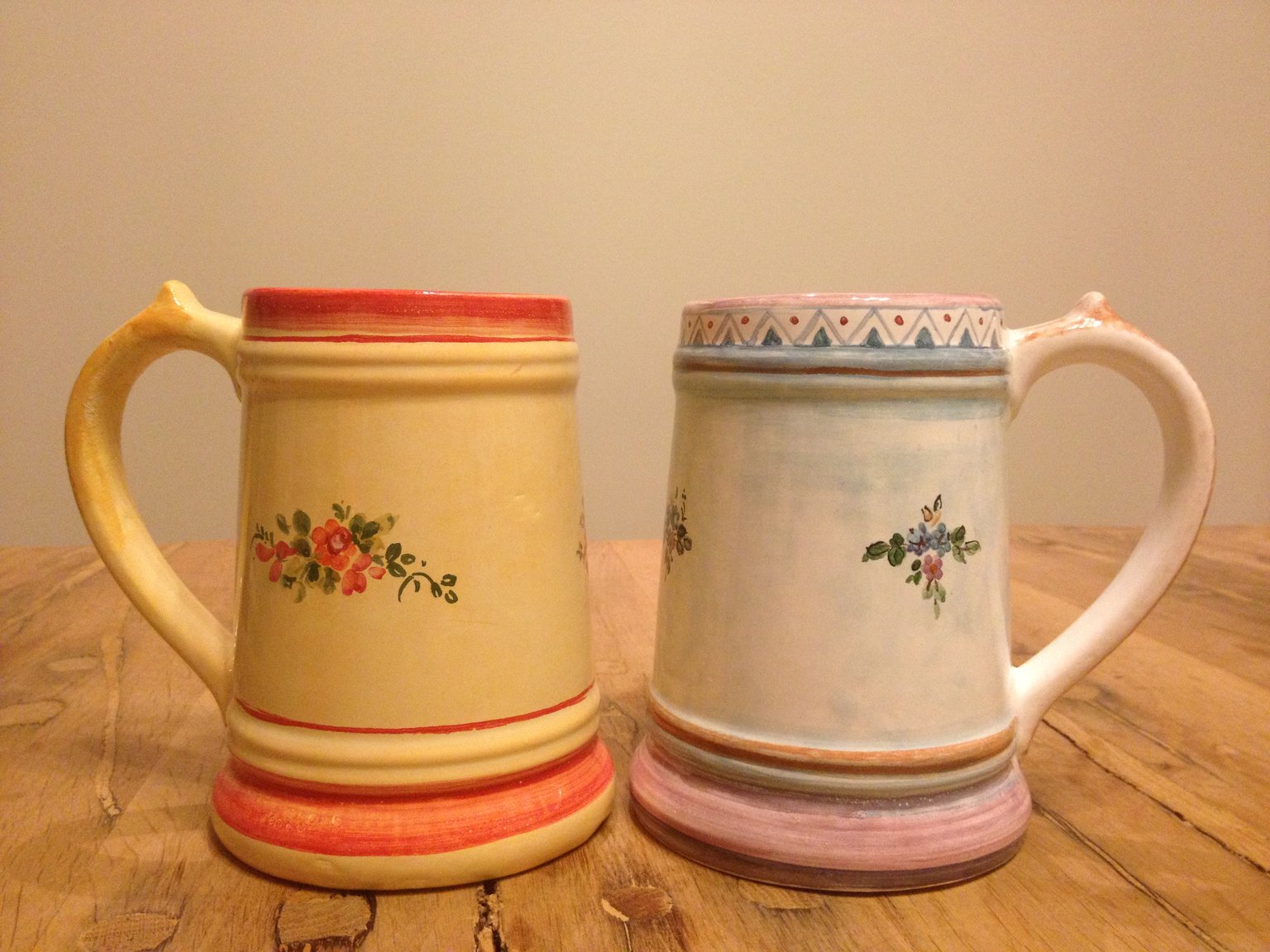 Ceramic handpainted beer stein - klosti.com