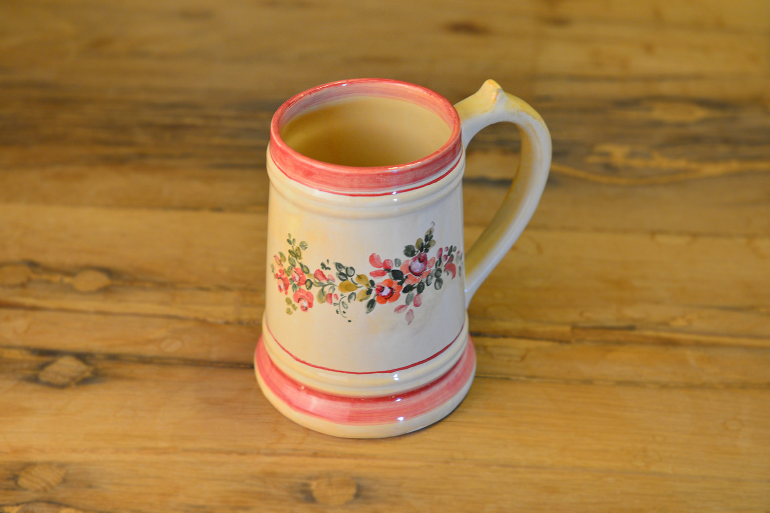 Ceramic handpainted beer stein - klosti.com